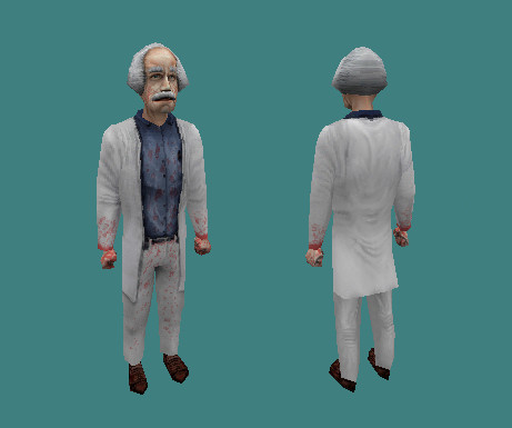 Unique Einstein & Commander in of1a1 Mod for Half-Life: Opposing Force ...