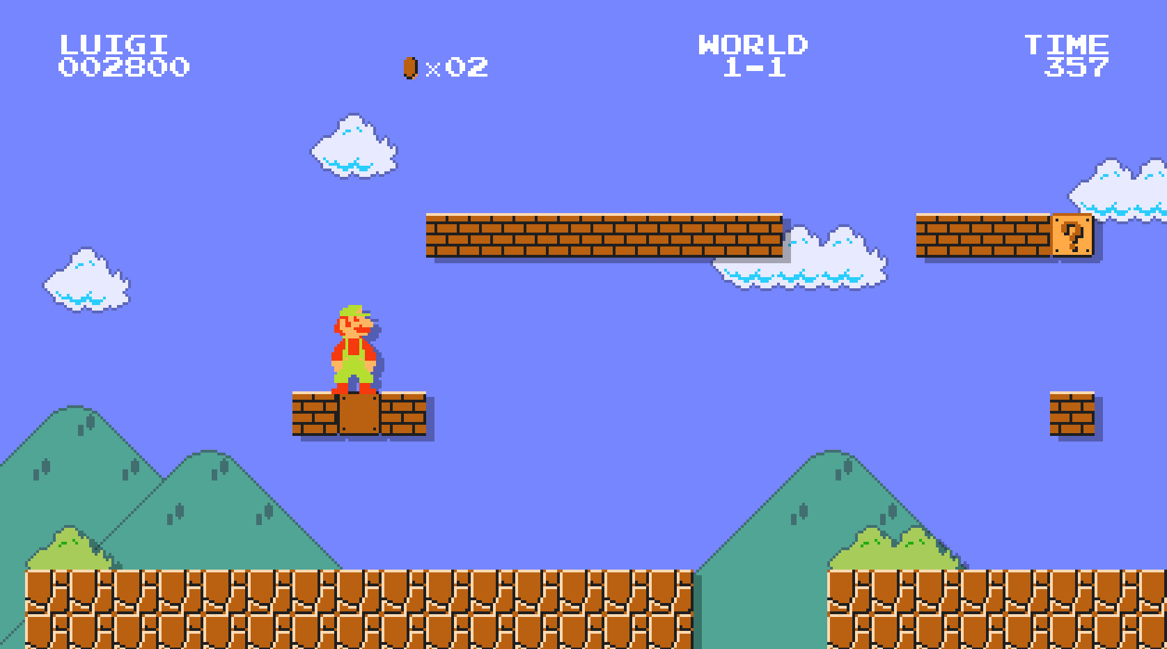 SMM2 Luigi Mod for Super Mario Bros. Remastered [Unofficial] | SMB1R Mods