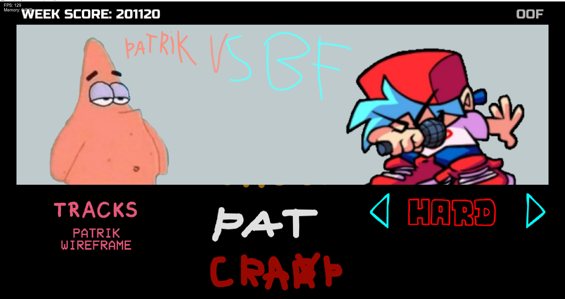 VS PATRIK V3 CRAP UPDATE (crabs) Mod for Friday Night Funkin' | FNF Mods