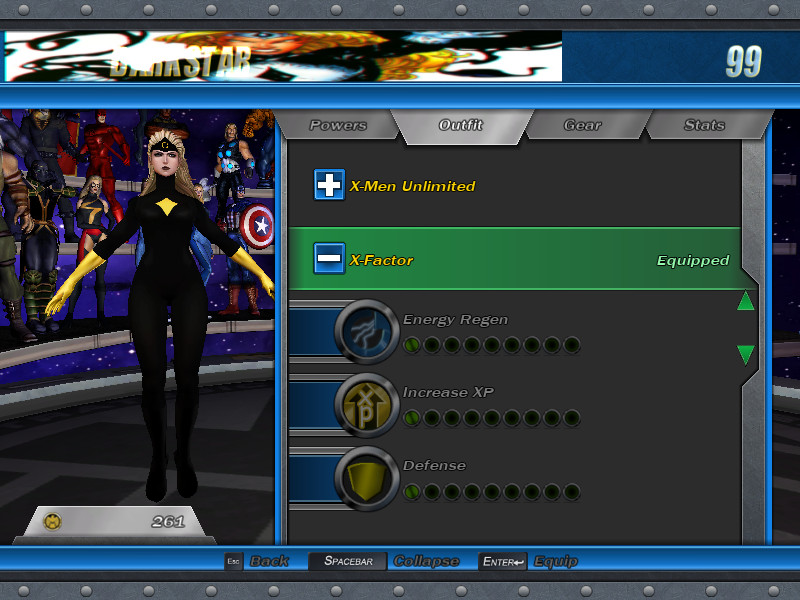 Darkstar (Marvel Comics) Mod for Marvel: Ultimate Alliance | MUA Mods
