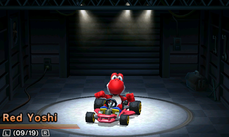 Red Yoshi + Red Egg 1 Mod for Mario Kart 7 | MK7 Mods