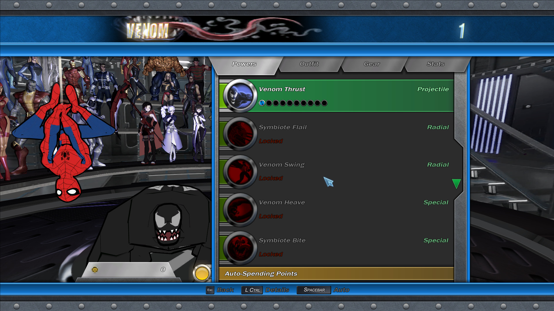 Spectacular Spider-Man Venom Mod for Marvel: Ultimate Alliance | MUA Mods