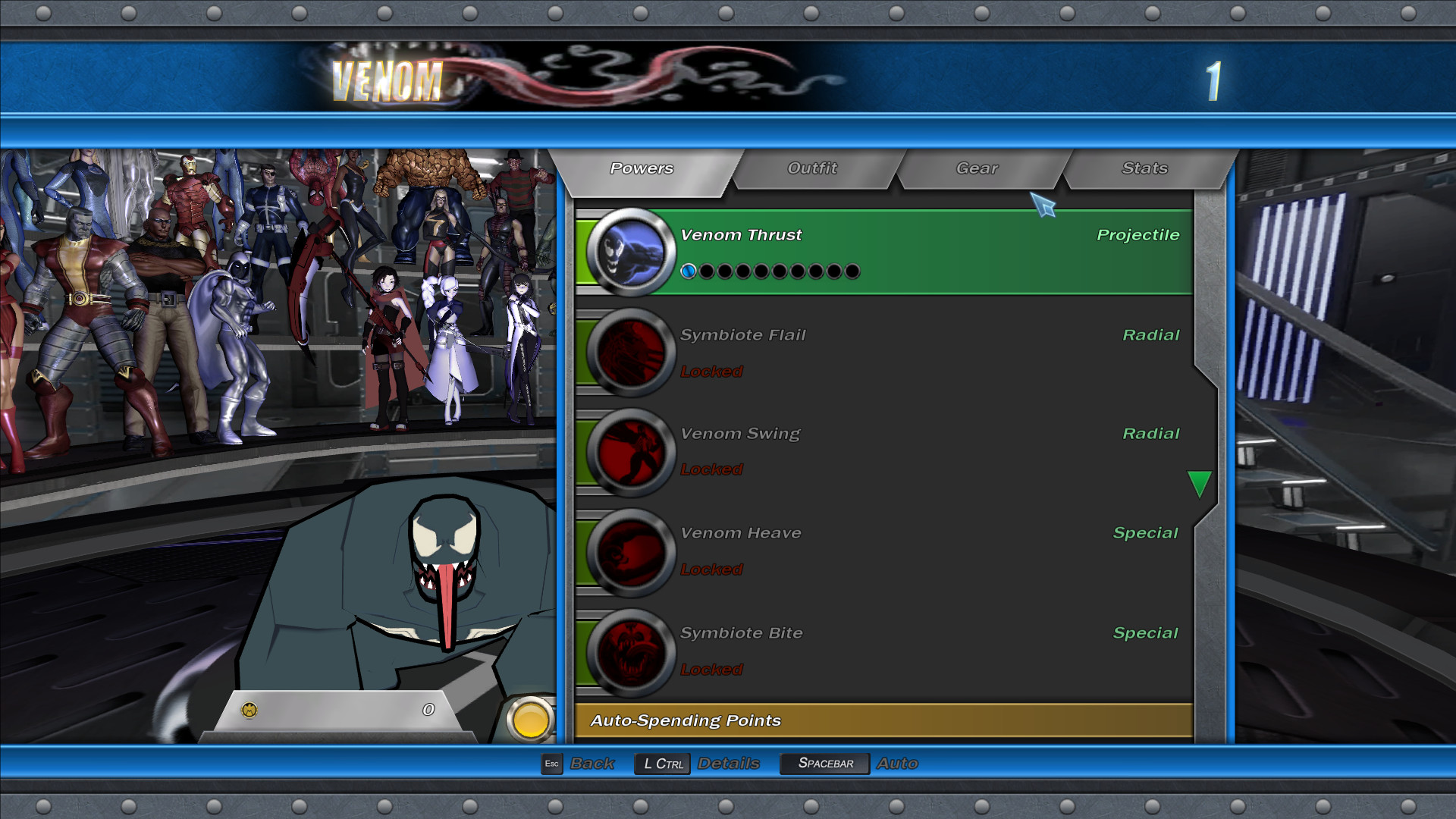 Spectacular Spider-Man Venom Mod for Marvel: Ultimate Alliance | MUA Mods