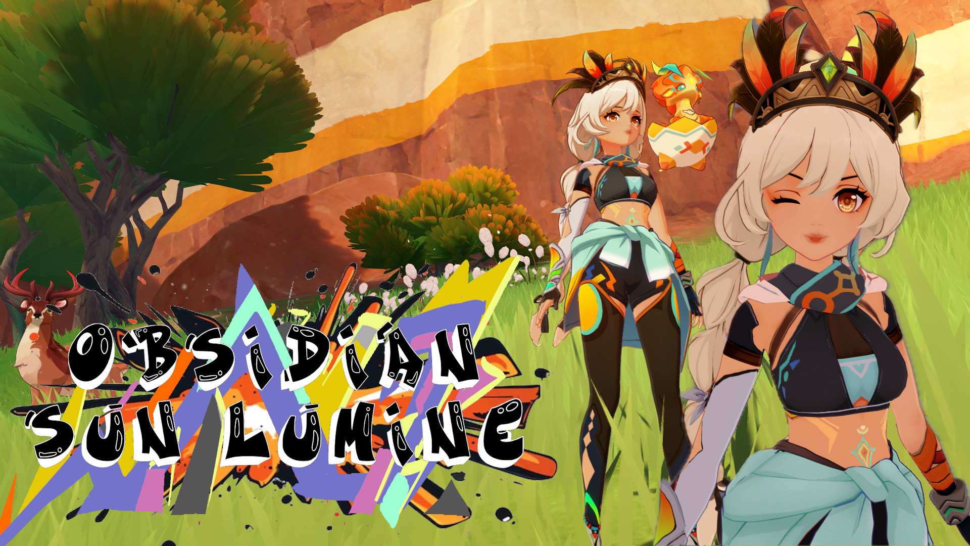 Obsidian Sun Lumine Mod for Genshin Impact | GI Mods