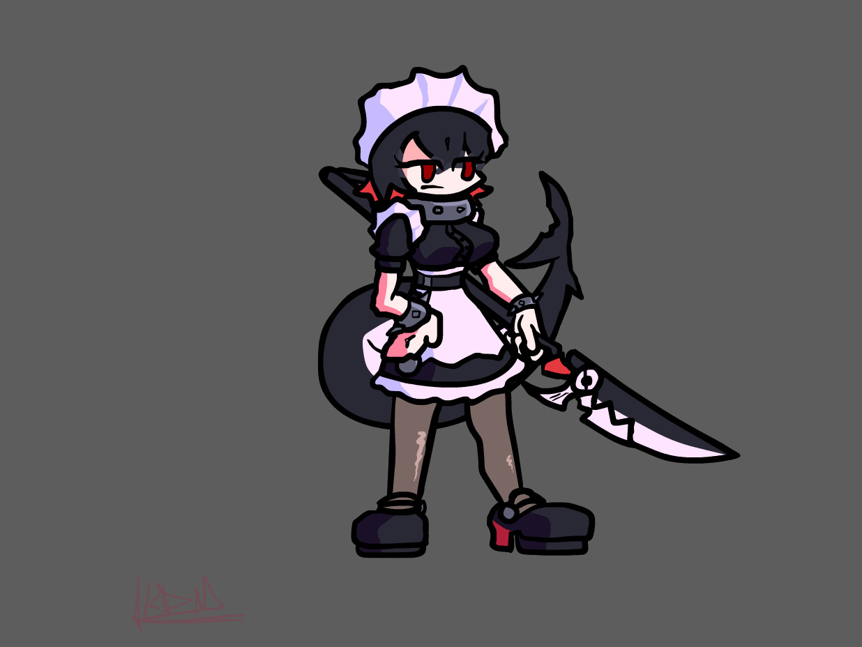 Ellen Joe (ZZZ)Skin Mod for Friday Night Funkin' | FNF Mods