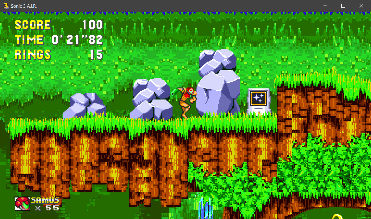 Extra Slot Samus (Zero Mission) Mod for Sonic 3 A.I.R. | S3AIR Mods