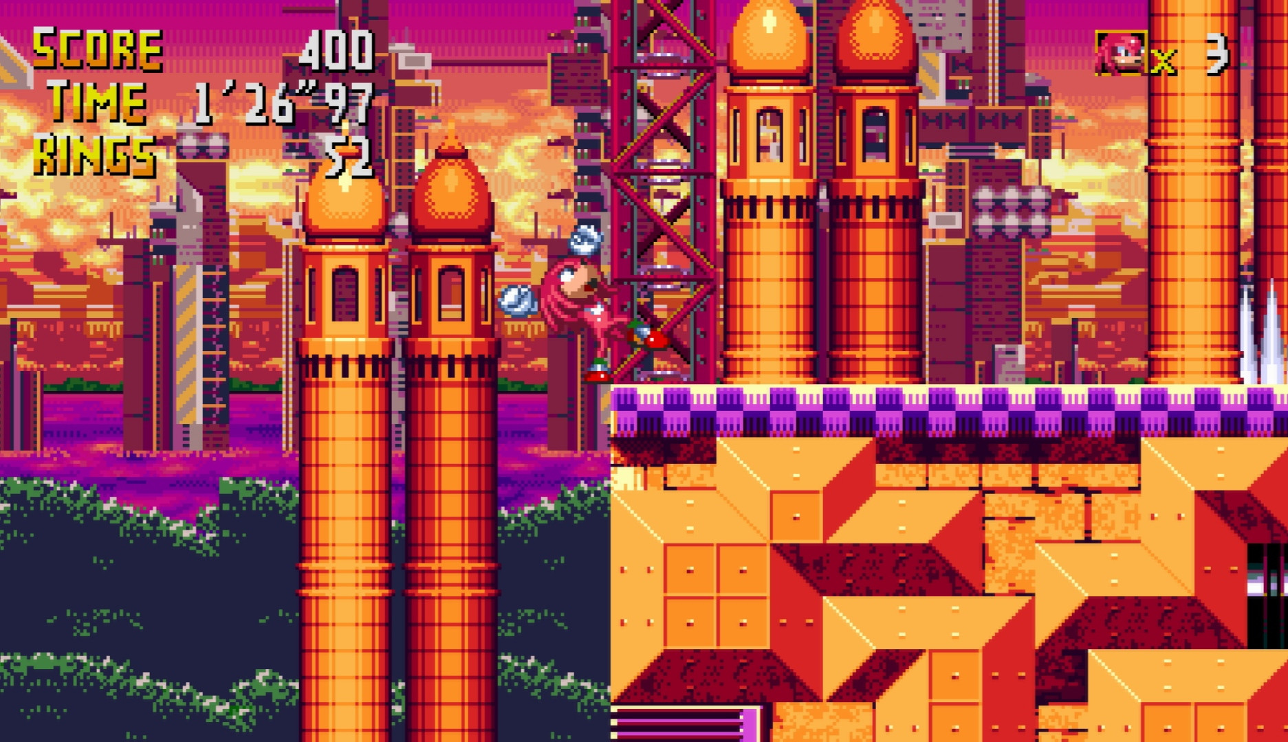 Knuckles' Chaotix LBZ (Day)(Sunset) Mod for Sonic 3 A.I.R. | S3AIR Mods