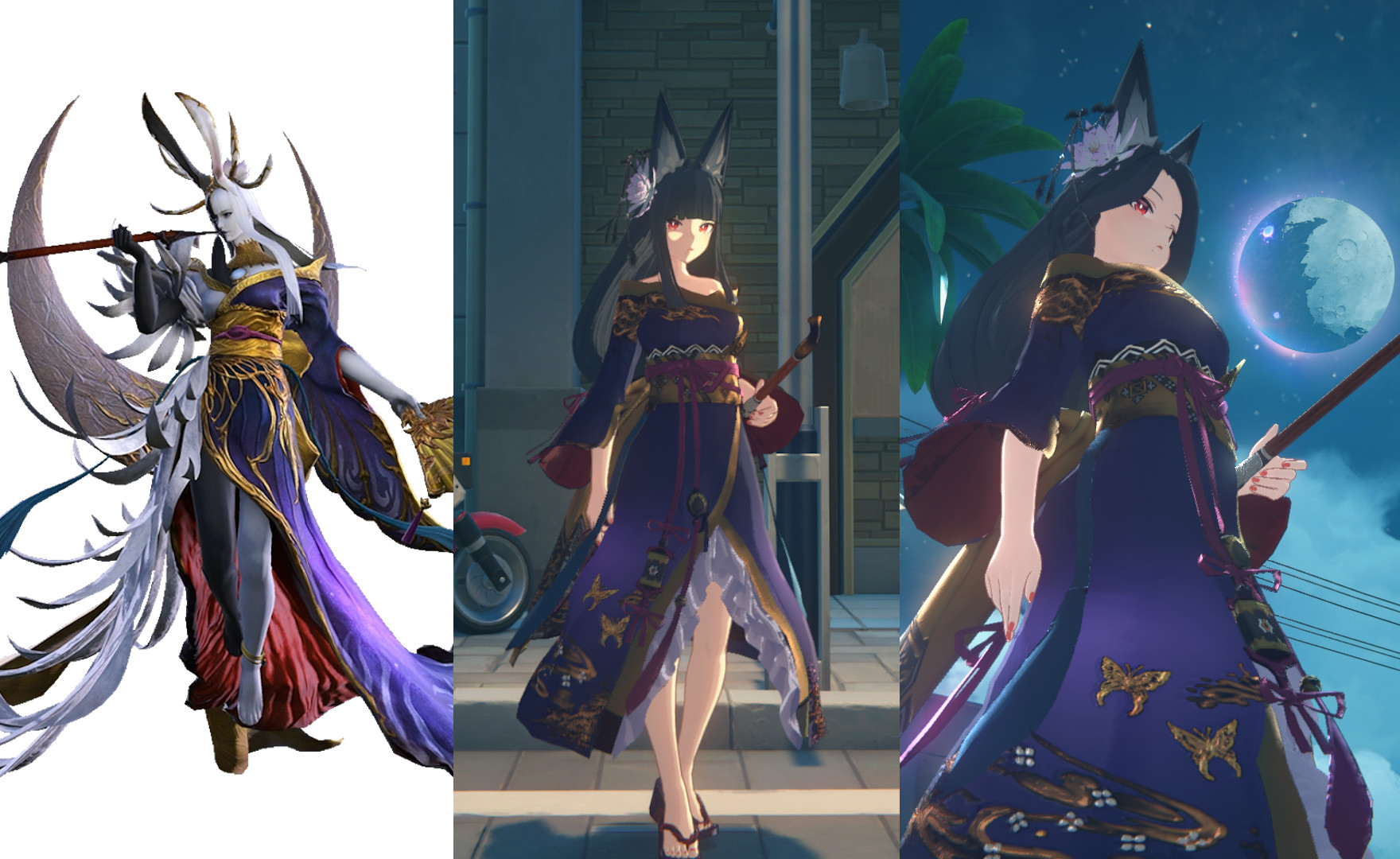 Miyabi - Under the Moon Light (FF14 Yotsuyu) Mod for Zenless Zone Zero ...
