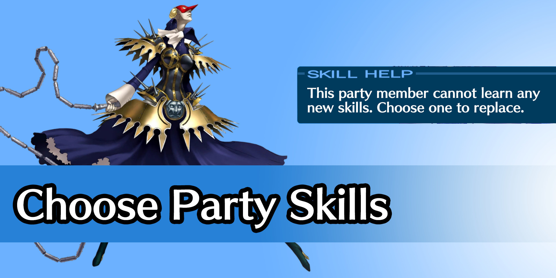 Choose Party Skills Mod for Persona 3 Portable (PC) | P3P PC Mods