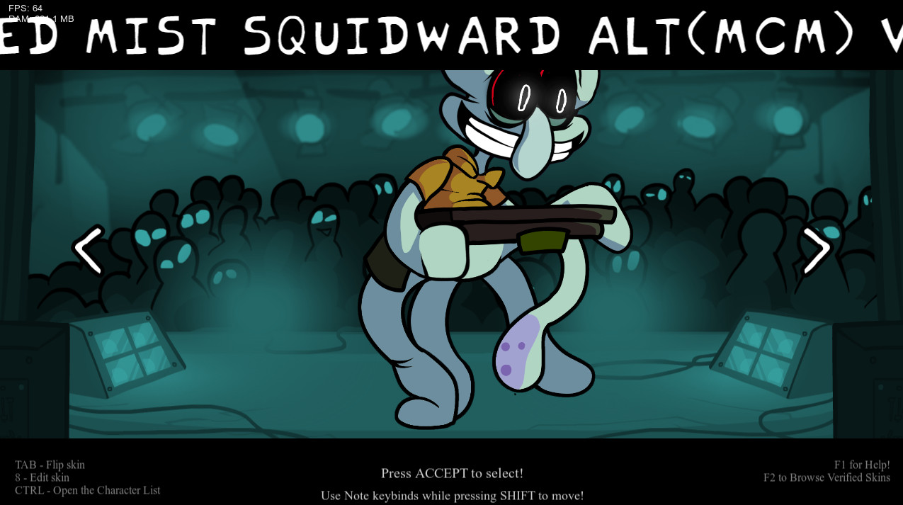 [Psych Online]MCM Squidward skins(old&new) Mod for Friday Night Funkin ...