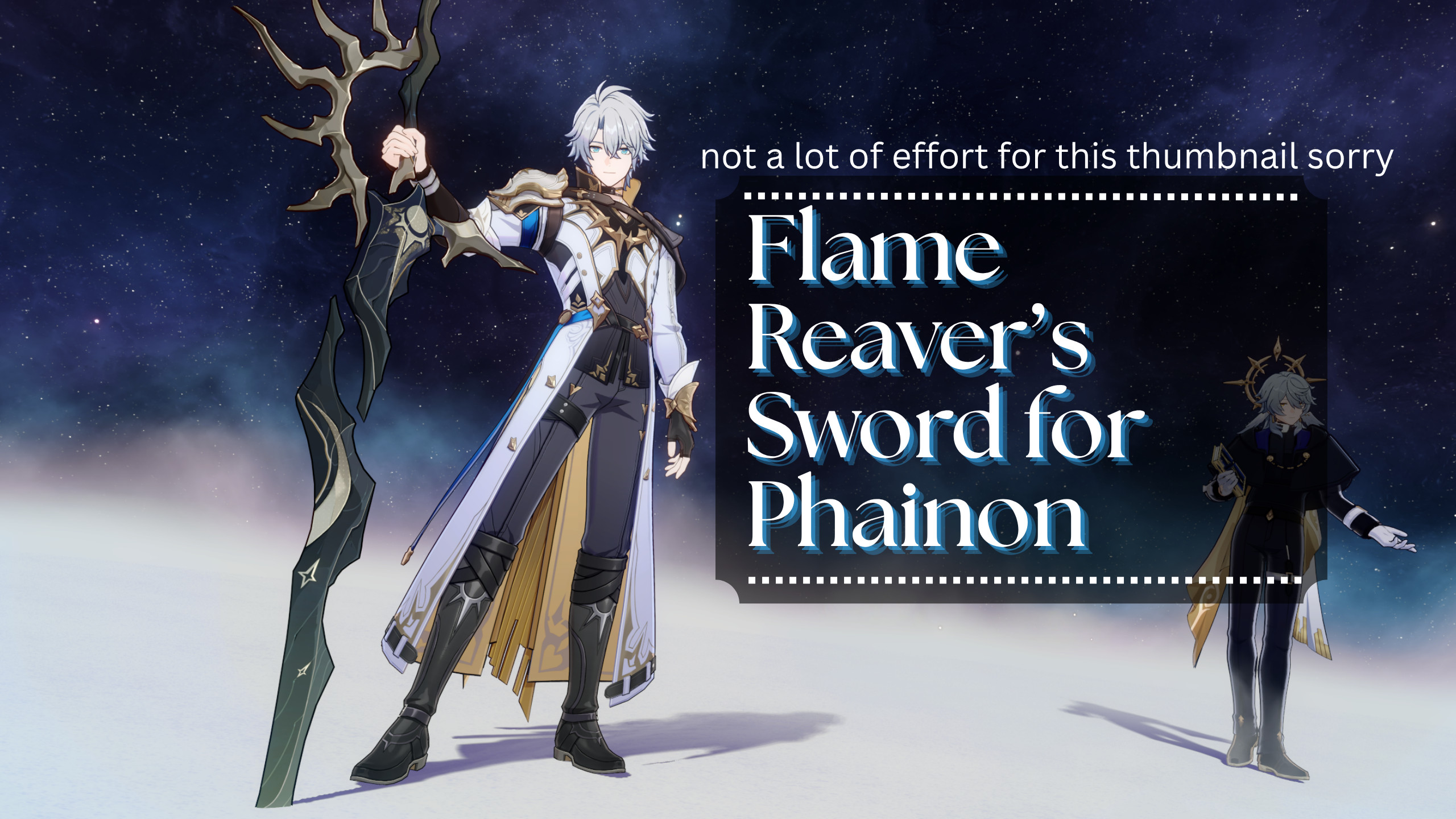 Flame Reaver's Sword for Phainon Mod for Honkai Star Rail | HSR Mods