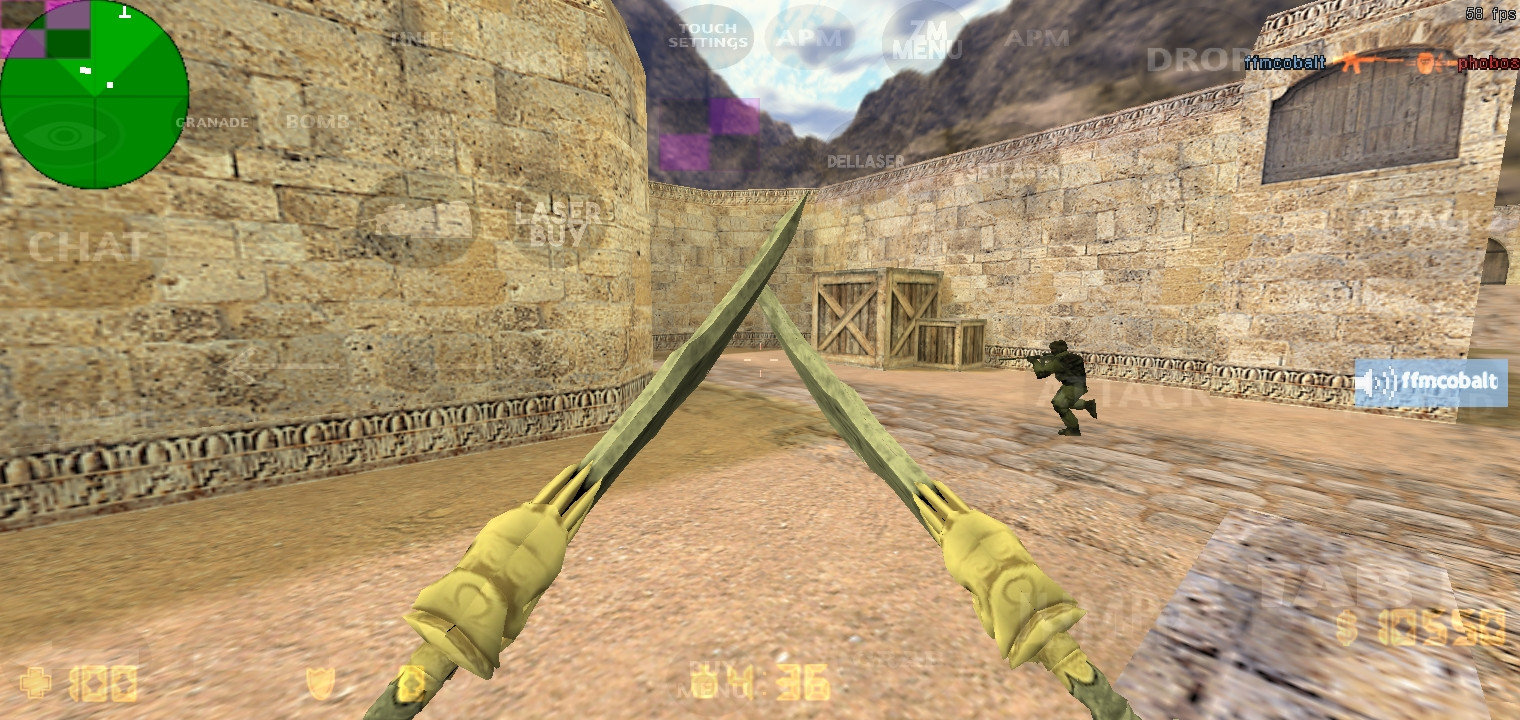 [CS 1.6] Chaos Knives of Kratos Mod for Counter-Strike 1.6 | CS1.6 Mods