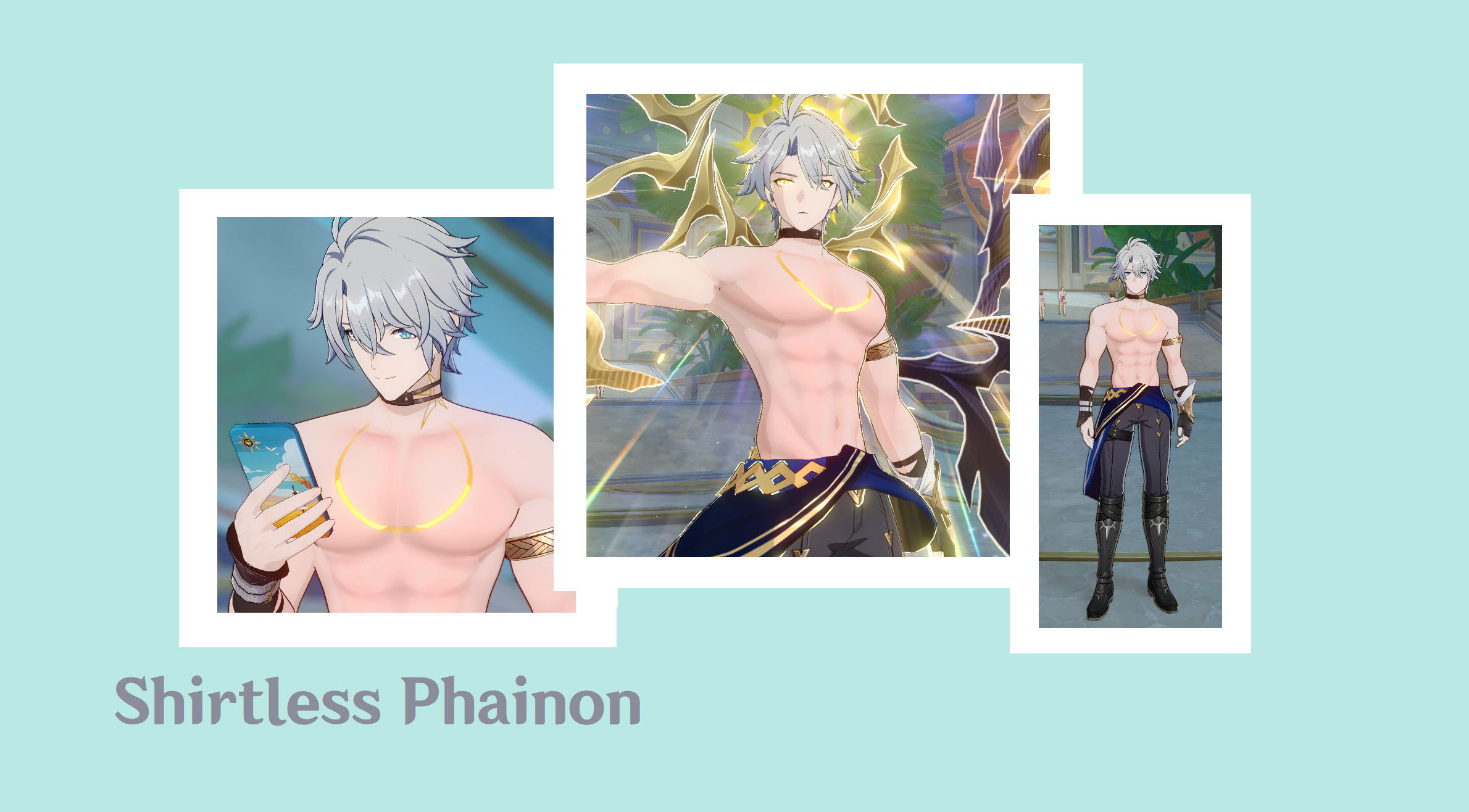 Shirtless Phainon Mod for Honkai Star Rail | HSR Mods