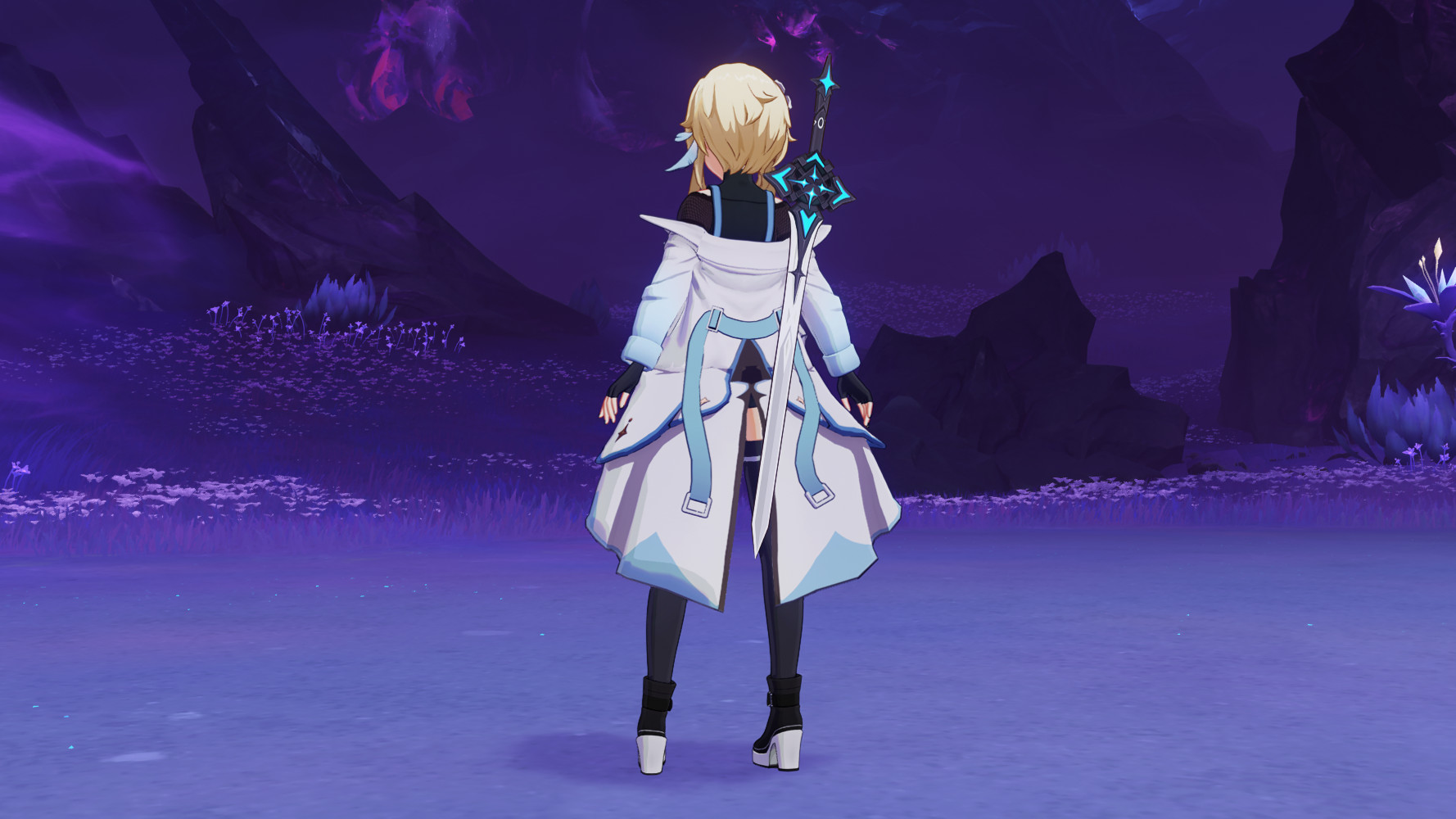 Sword of Descension over Prototype Rancour Mod for Genshin Impact | GI Mods