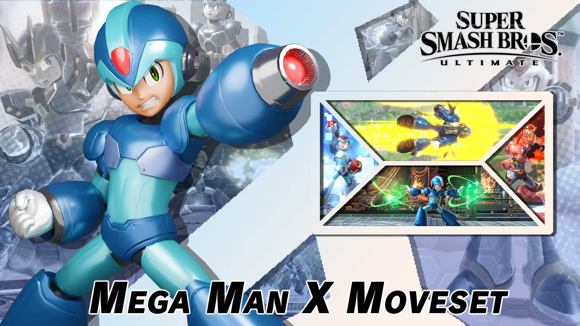 Mega Man X Moveset Mod for Super Smash Bros. Ultimate | SSBU Mods