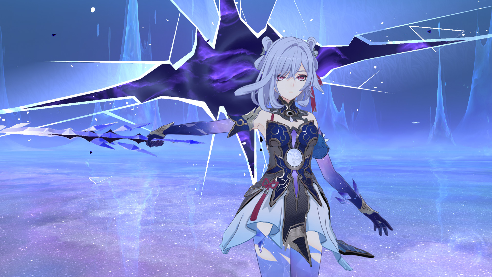 Skirk Moonlit Blade (12 Hairs + More)! Mod for Genshin Impact | GI Mods