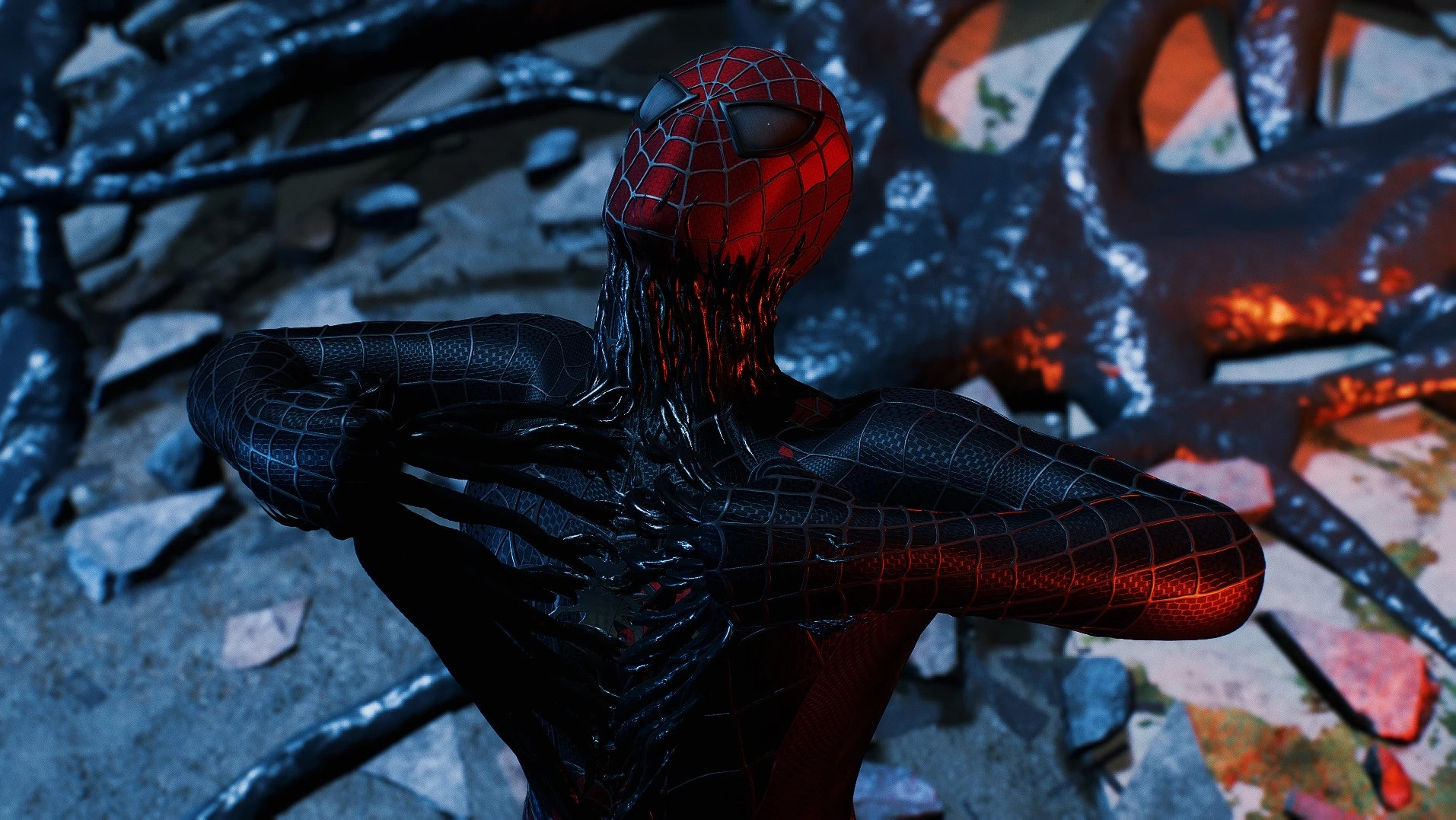 Vader's 2007 Raimi Symbiote Suit Mod for Marvel's Spider-Man 2 (PC ...