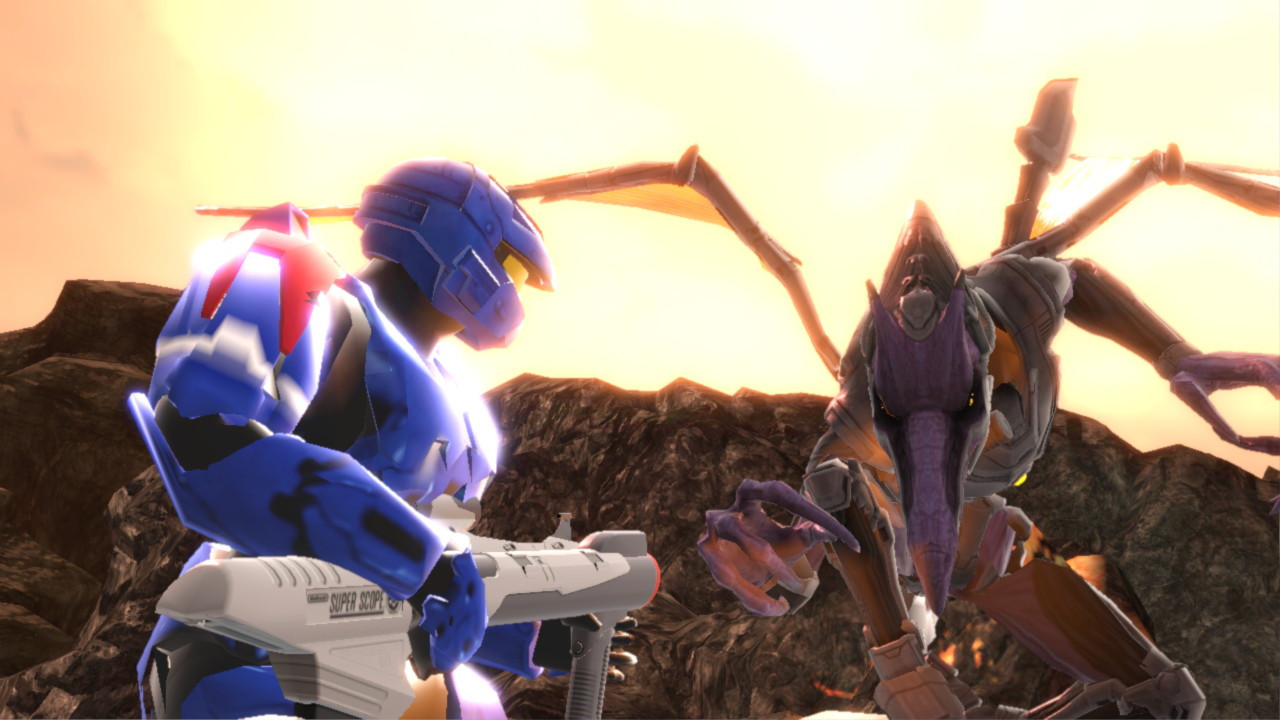 Halo 3 Spartan Rogue As Captain Falcon Mod for Super Smash Bros ...