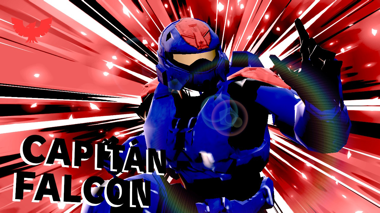 Halo 3 Spartan Rogue As Captain Falcon Mod for Super Smash Bros ...
