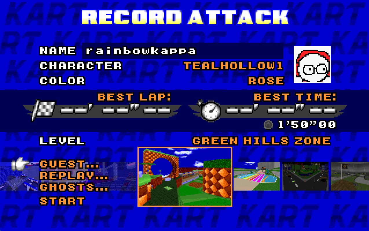Tealhollow1 in SRB2K Mod for Sonic Robo Blast 2 Kart | SRB2K Mods