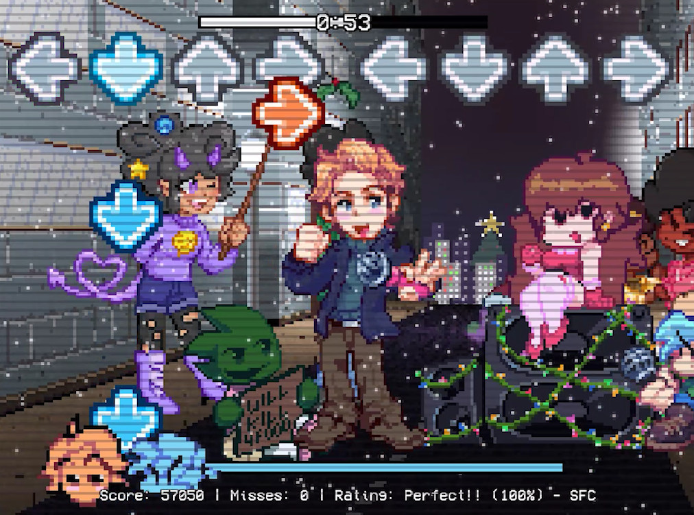 GF Pixel Tabi Reskin V1.1 Mod for Friday Night Funkin' | FNF Mods