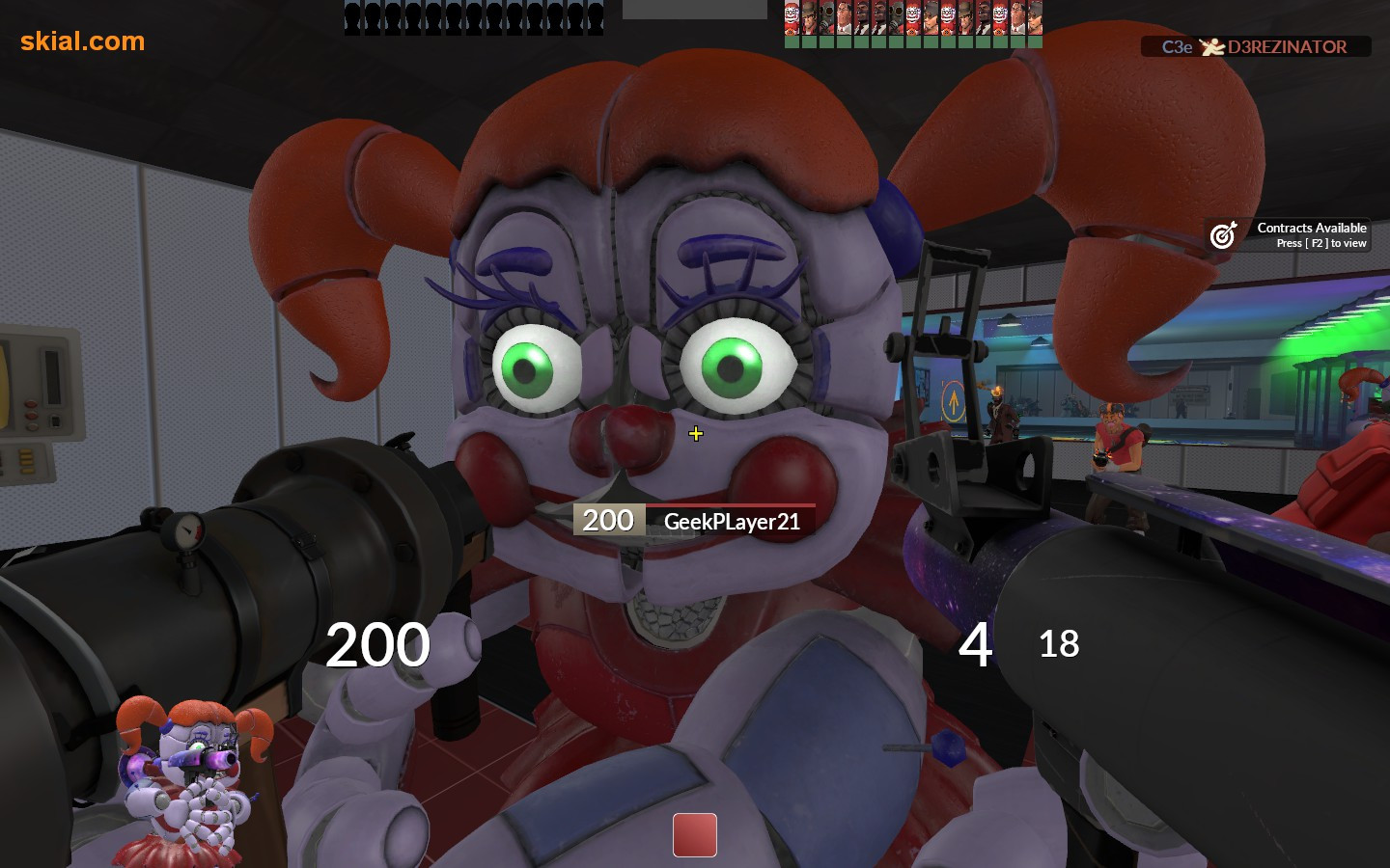 Circus Baby Over Soldier (Casual Compatible) Mod for Team Fortress 2 ...
