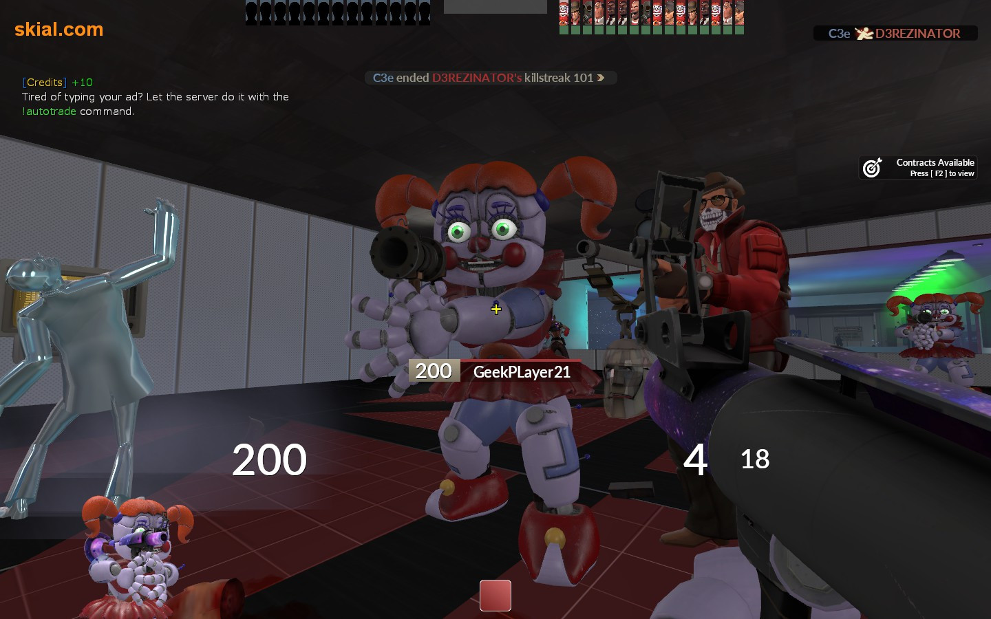 Circus Baby Over Soldier (Casual Compatible) Mod for Team Fortress 2 ...