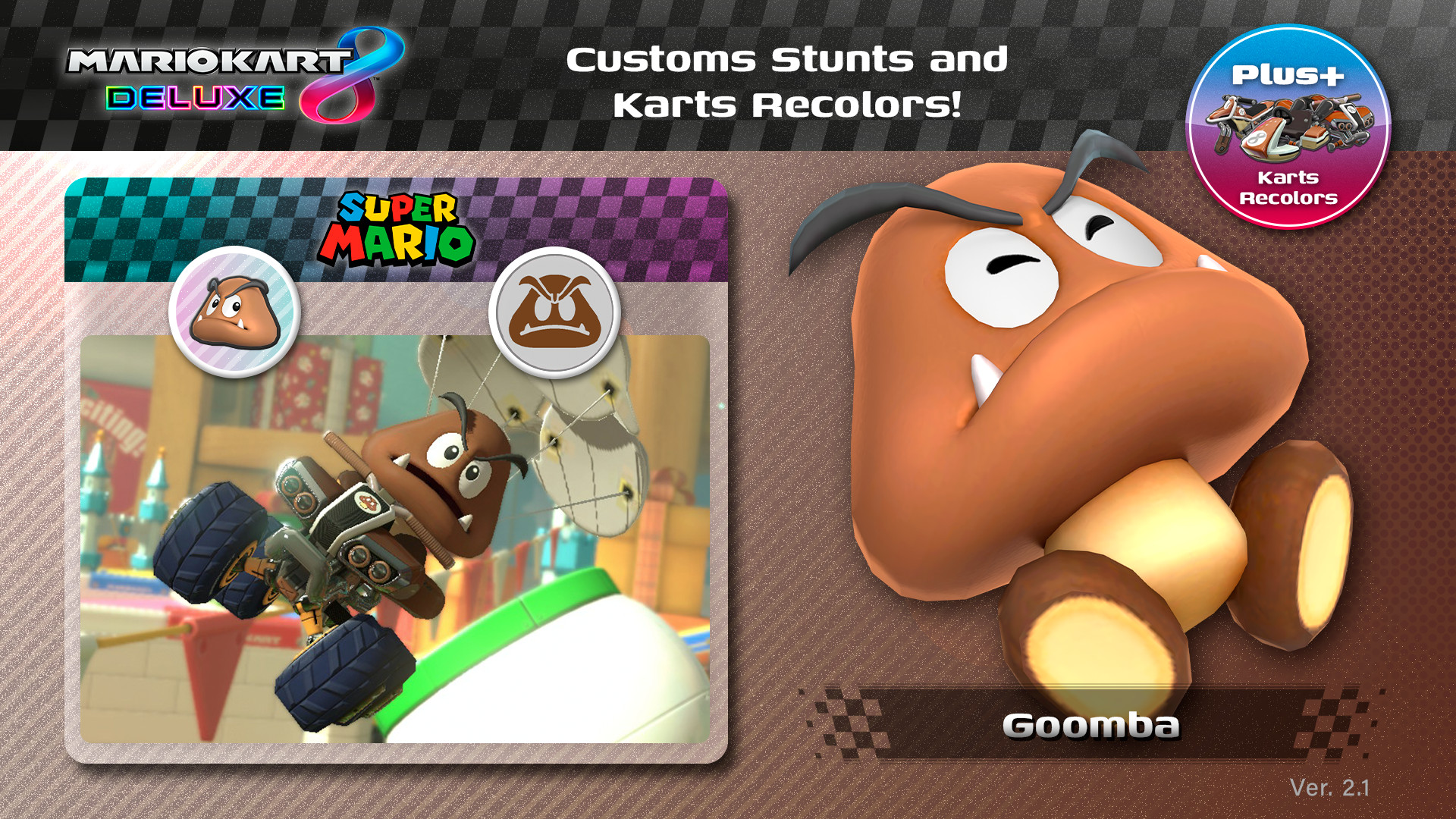 Goomba V2.1 (With Custom Animations) Mod for Mario Kart 8 Deluxe | MK8D ...