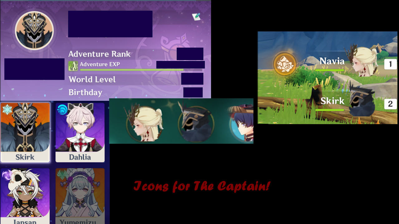 CAPITANO OVER SKIRK Mod for Genshin Impact | GI Mods