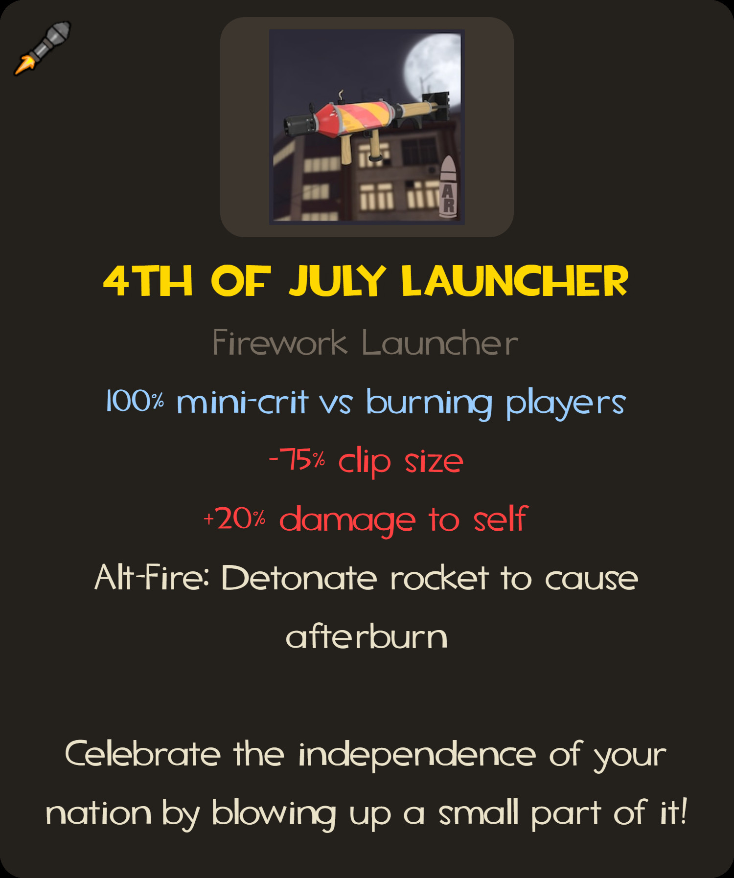 The 4th Of July Launcher Mod for Team Fortress 2 | TF2 Mods
