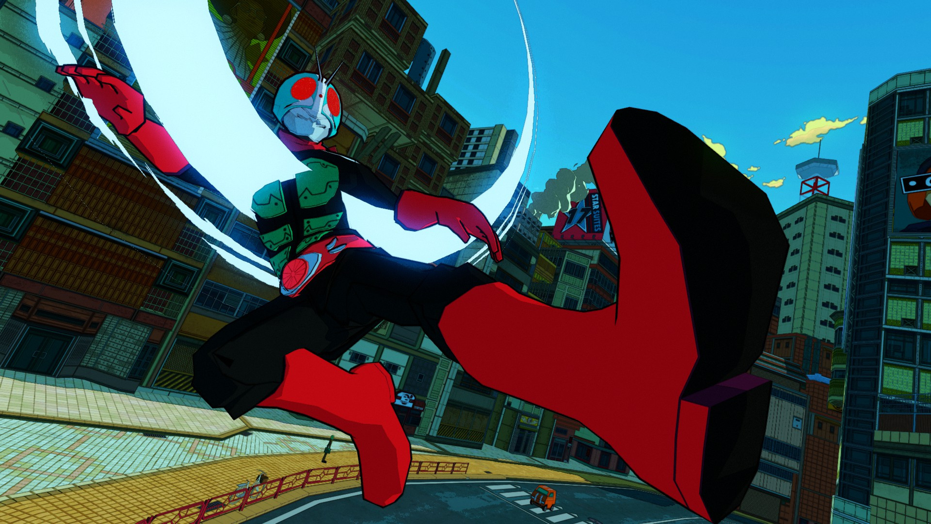 Shin Kamen Rider X BRC Mod for Bomb Rush Cyberfunk | BRC Mods