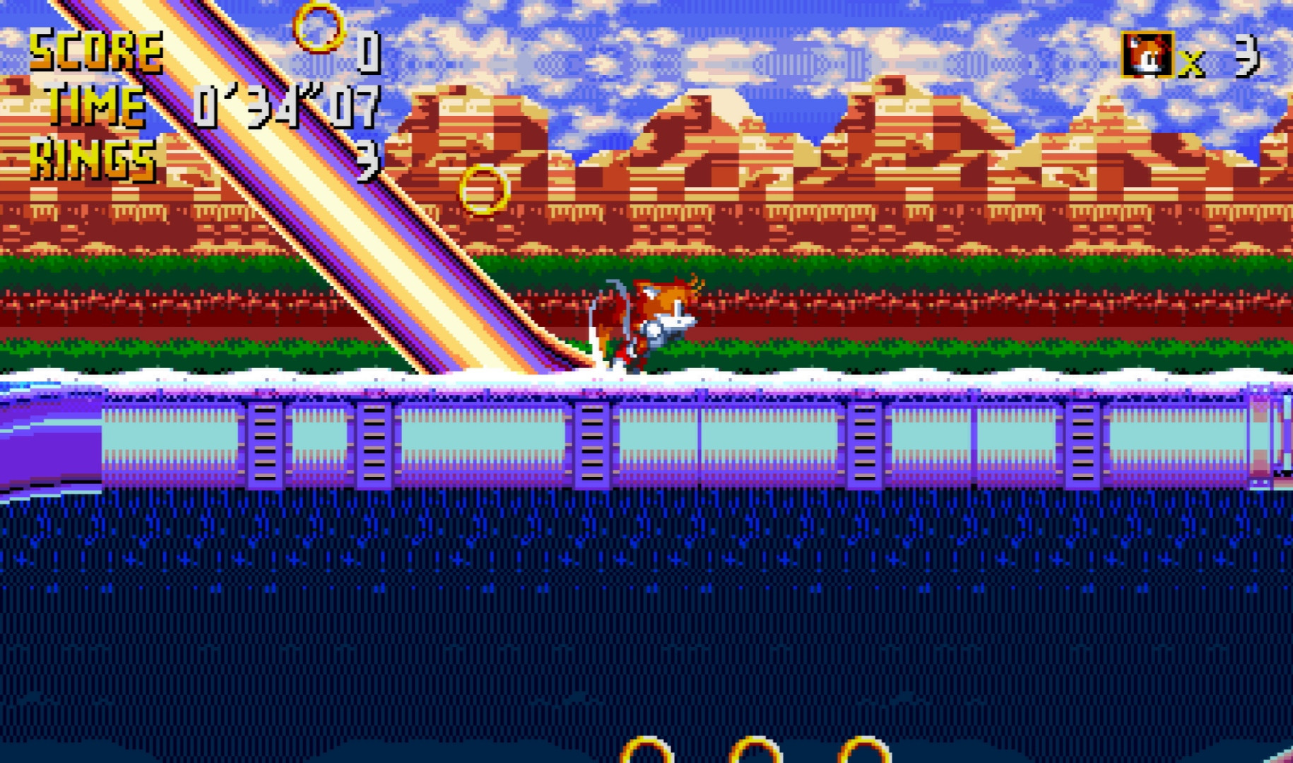 Knuckles' Chaotix LBZ (Day)(Sunset) Mod for Sonic 3 A.I.R. | S3AIR Mods