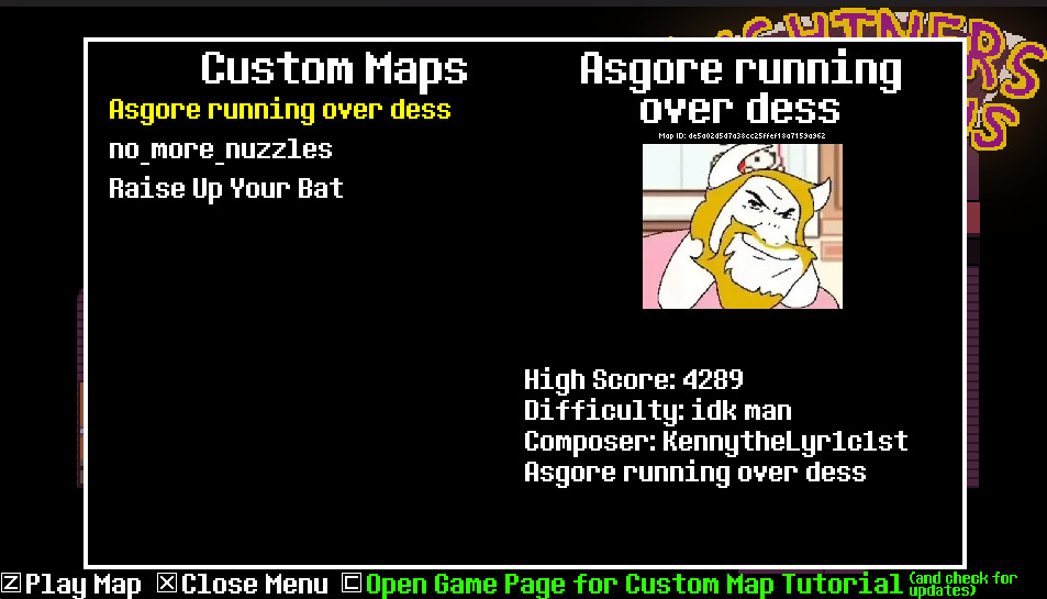 Asgore runs over the roaring knight Mod for Deltarune: Lightners Live ...