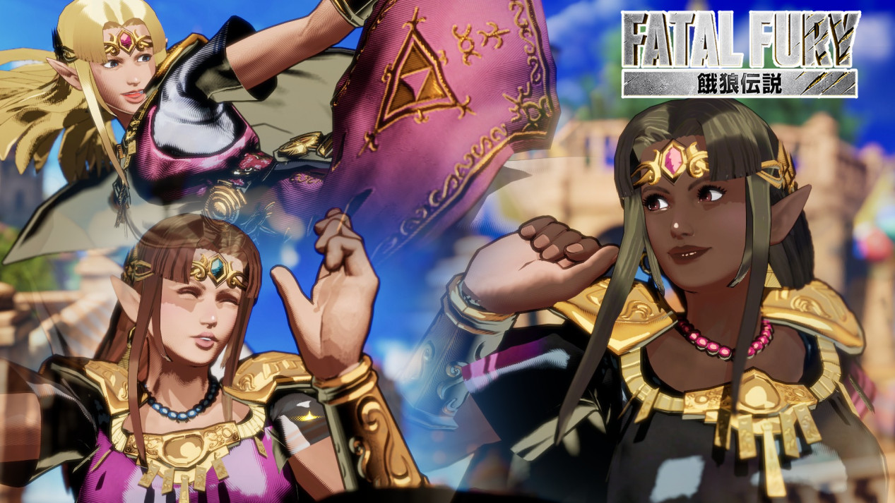 Princess Zelda over B. Jenet Mod for Fatal Fury: City of the Wolves ...