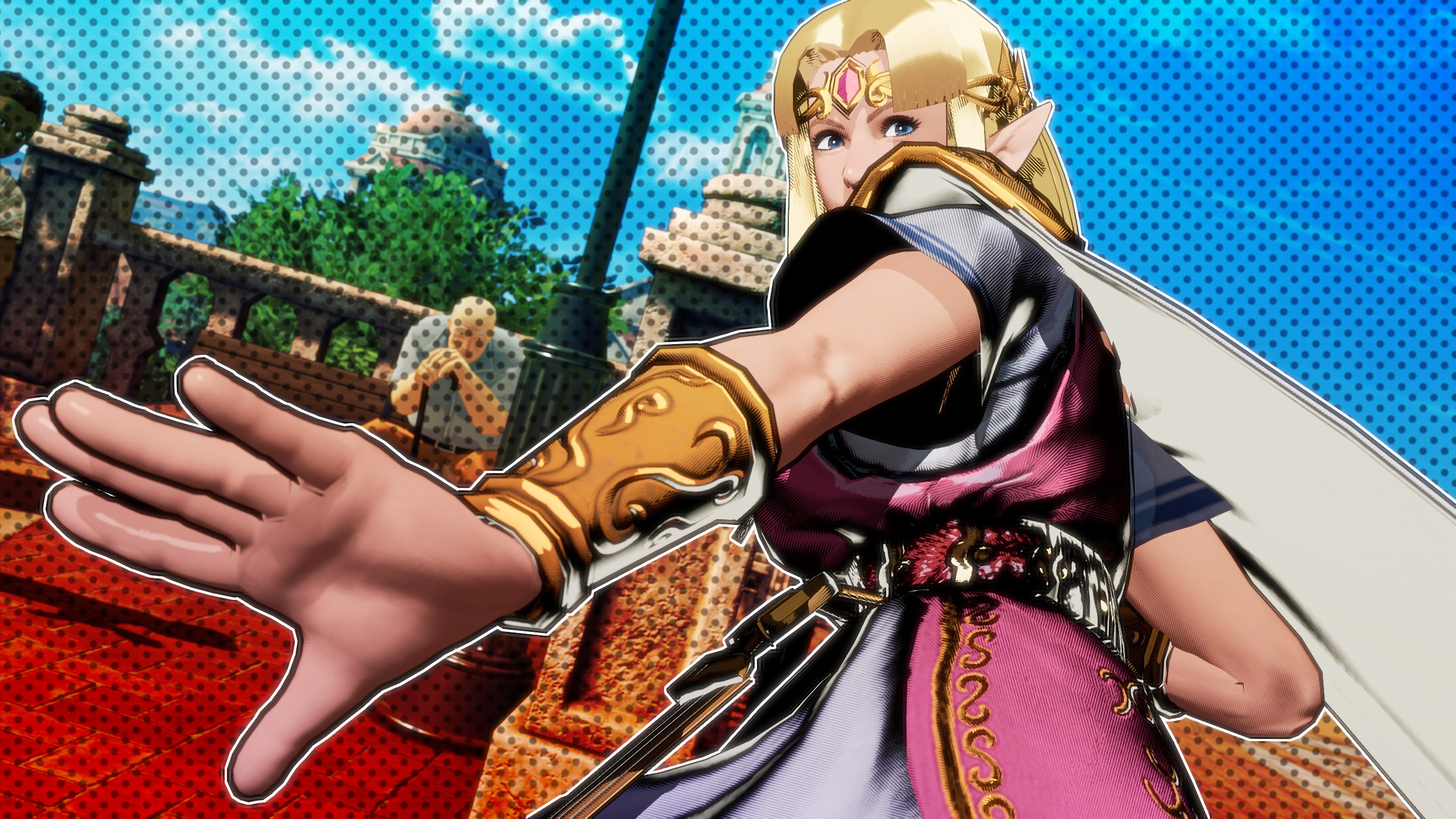 Princess Zelda over B. Jenet Mod for Fatal Fury: City of the Wolves ...