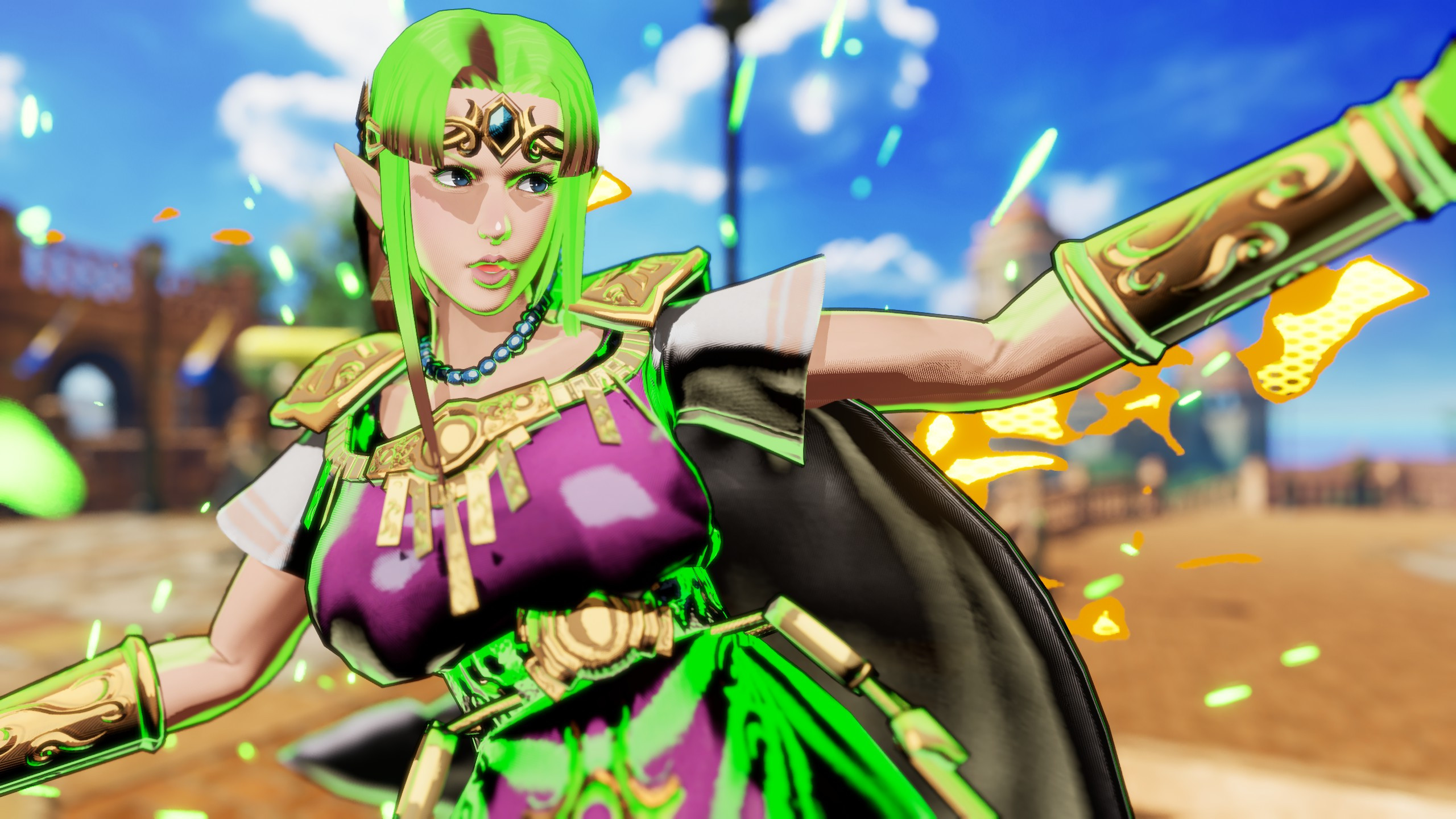 Princess Zelda over B. Jenet Mod for Fatal Fury: City of the Wolves ...