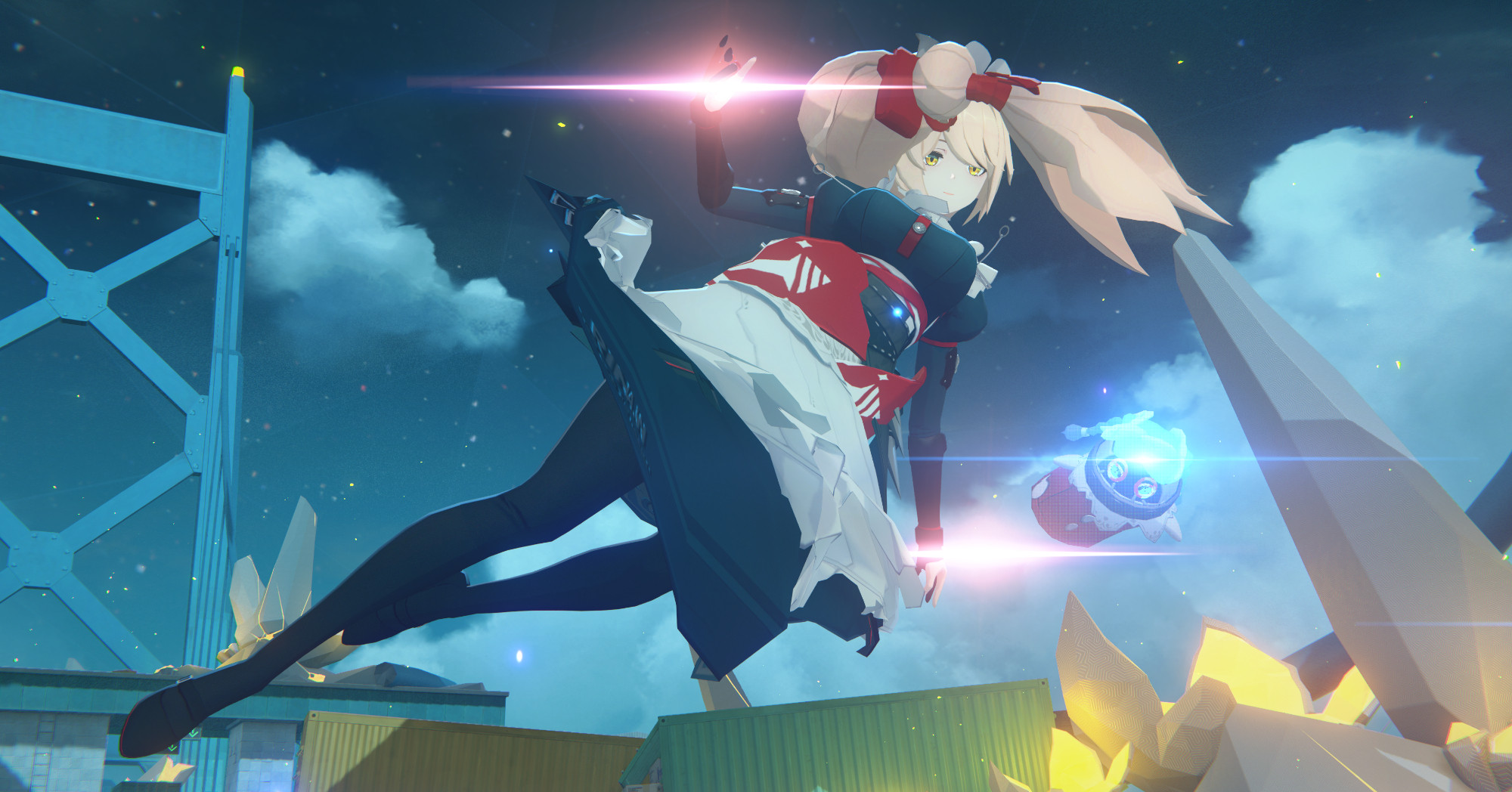 Rina Redblue Recolor Mod for Zenless Zone Zero | ZZZ Mods