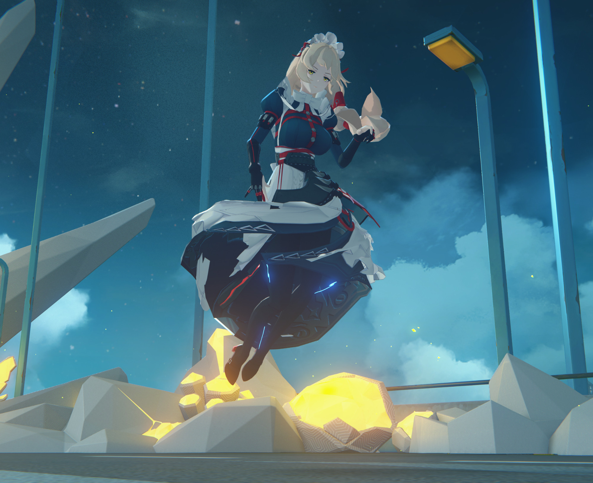 Rina Redblue Recolor Mod for Zenless Zone Zero | ZZZ Mods