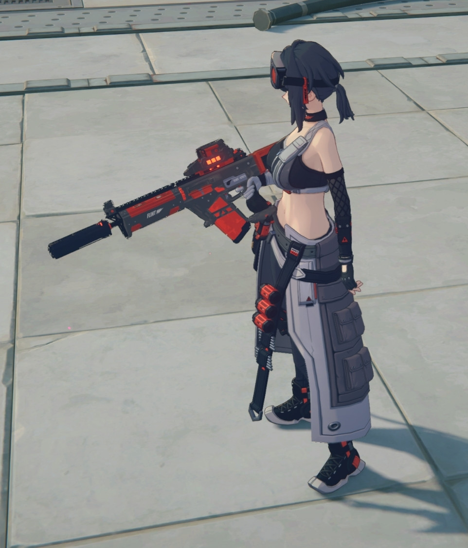 Grace Weapon - Cyberpunk 2077 D5 Rifle Mod for Zenless Zone Zero | ZZZ Mods