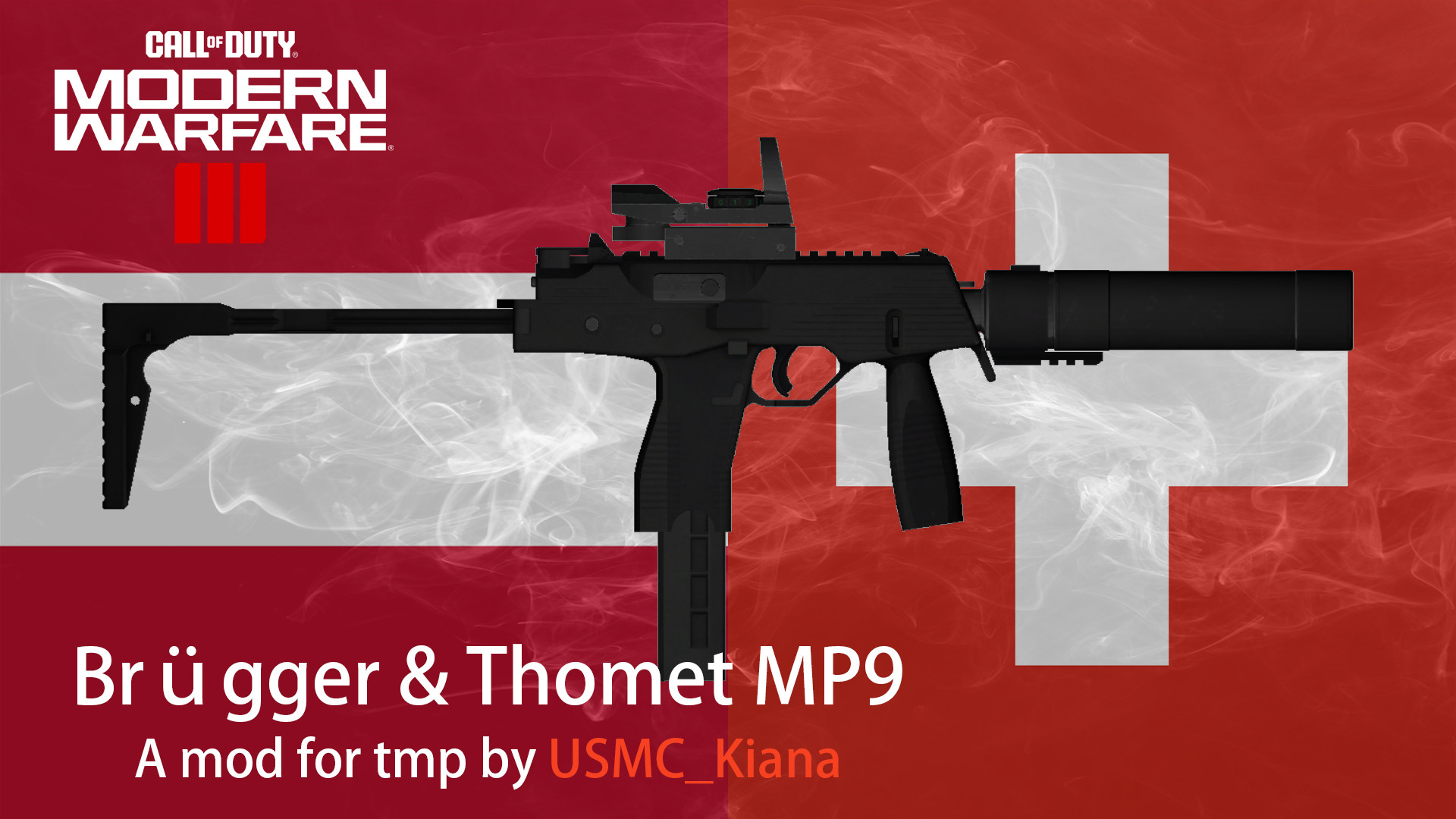 Brügger & Thomet MP9 on MW2023 Animations Mod for Counter-Strike 1.6 | CS1.6 Mods