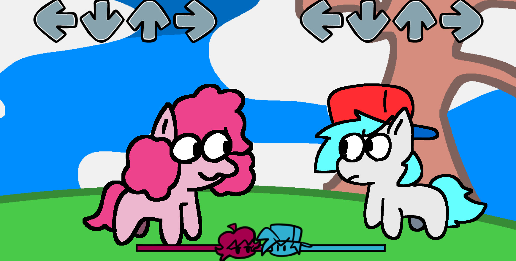 FNF VS PINKE PIE (One shot) Mod for Friday Night Funkin' | FNF Mods