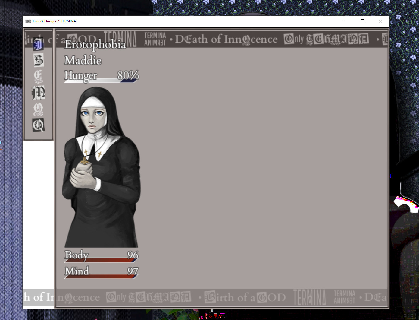 The Nun. (and Pav) Mod for Fear & Hunger 2: Termina | F&H2 Mods