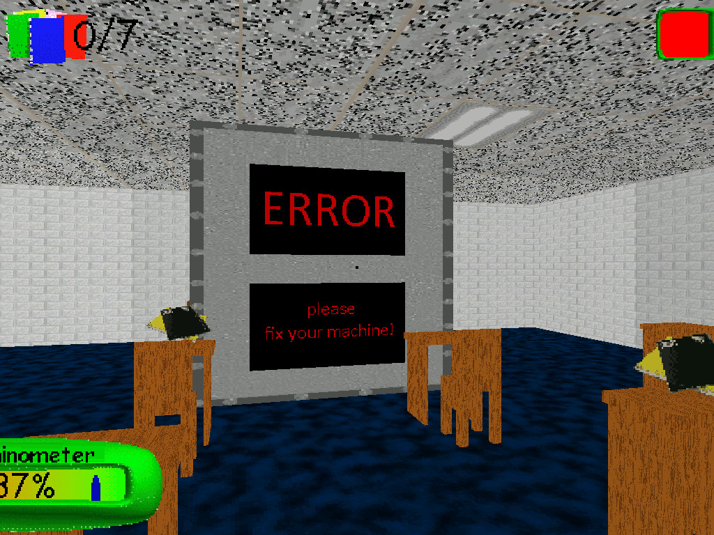 Baldloon Revenge Chapter 2: Machine Problems! Mod for Baldi's Basics ...