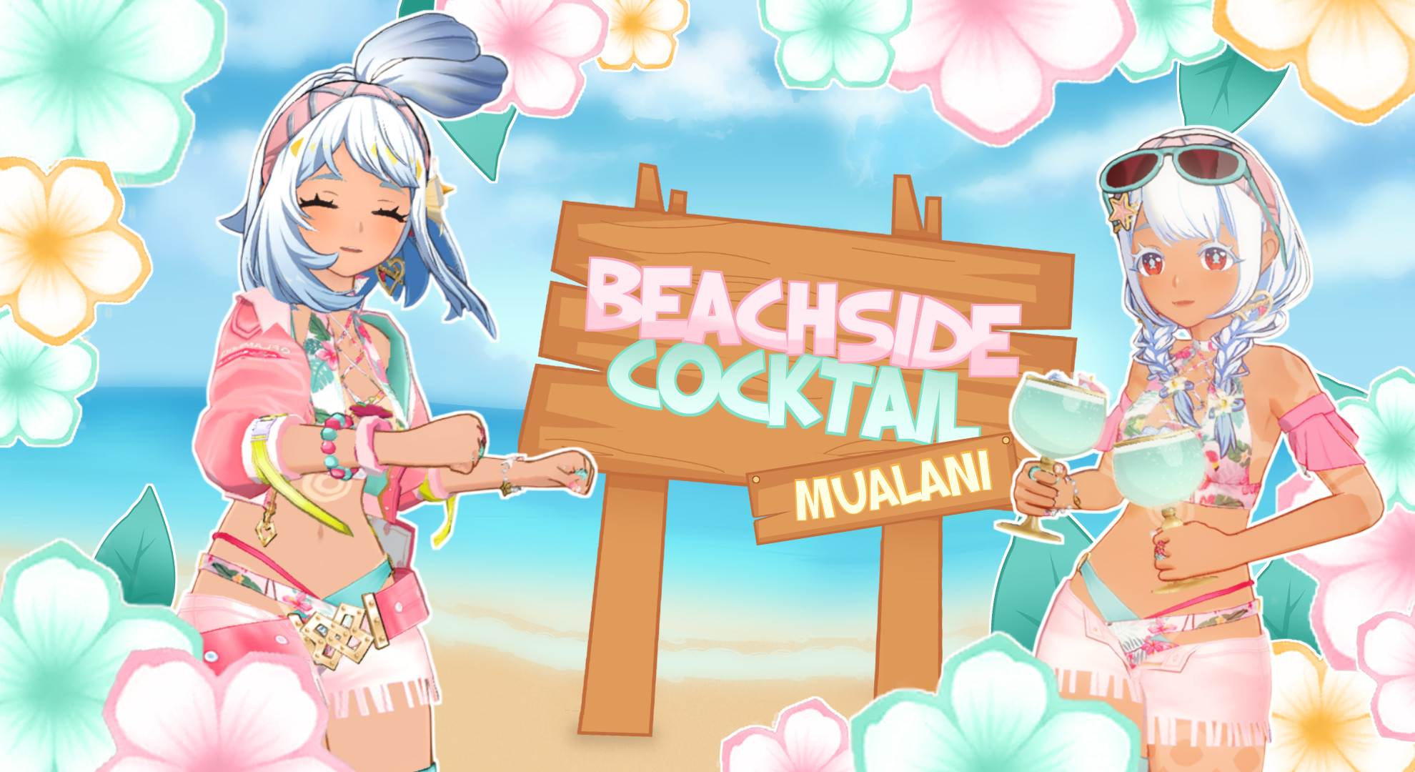 beachside cocktail mualani Mod for Genshin Impact | GI Mods