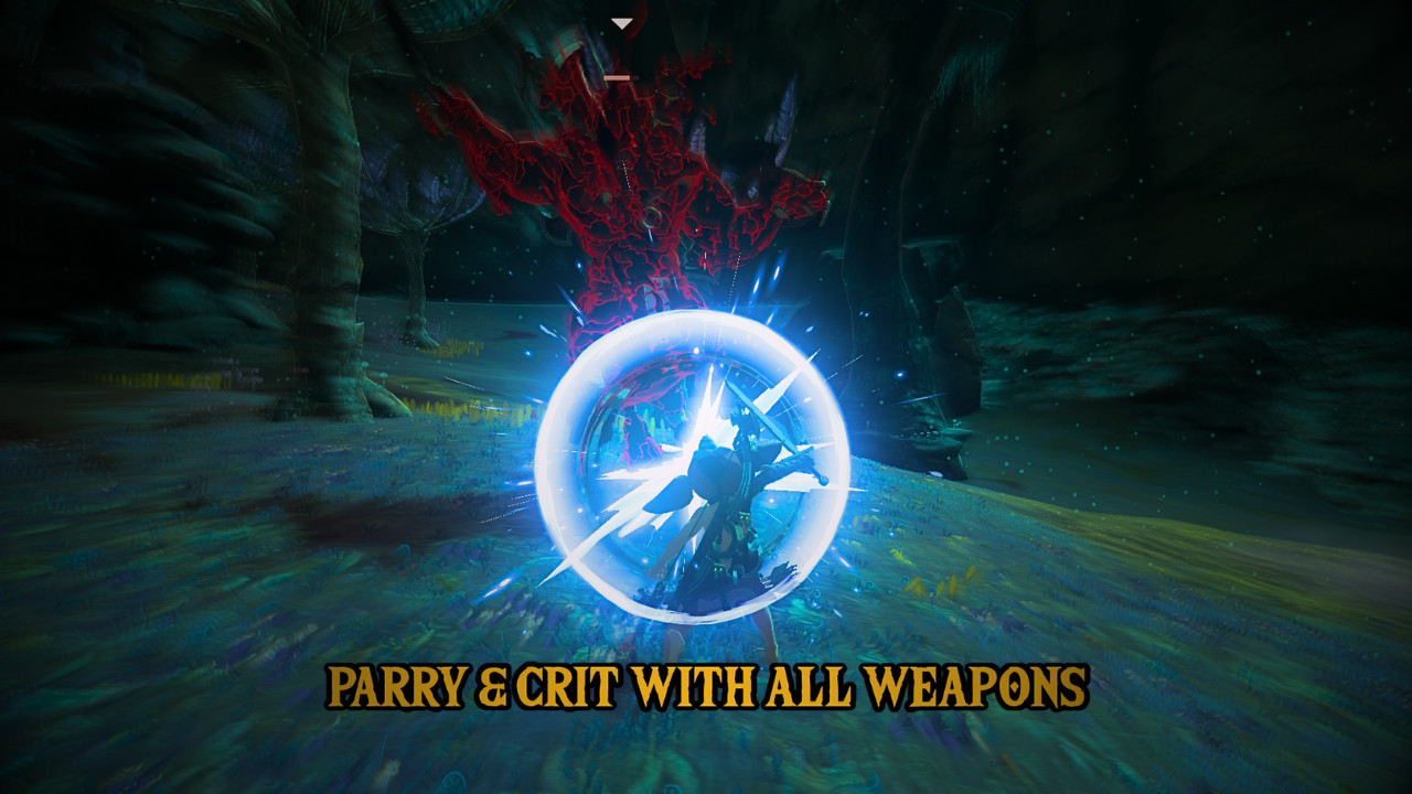 Parry & Crit With All Weapons Mod for The Legend of Zelda: Tears of the ...