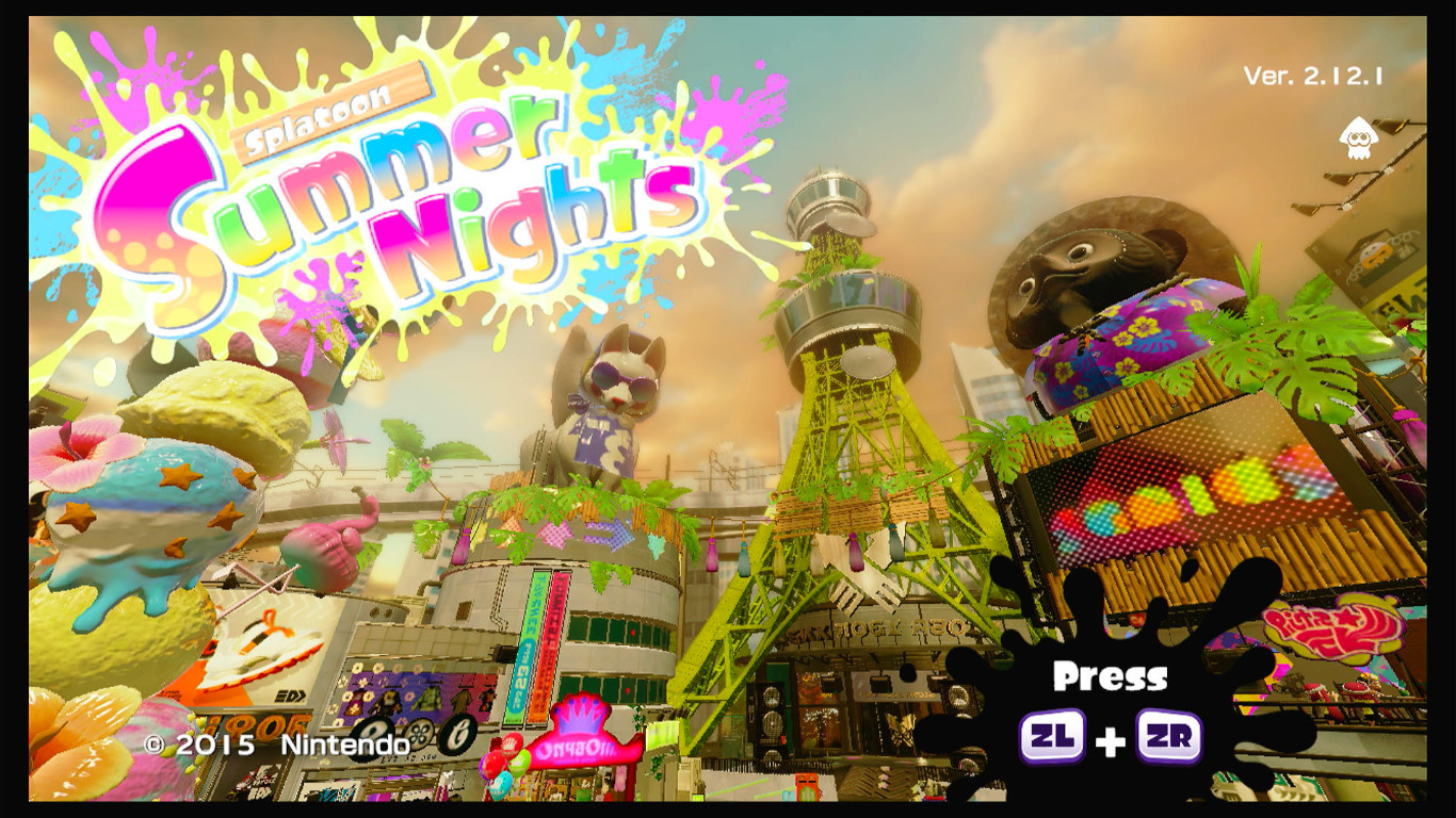 Summer Nights Inkopolis Plaza Mod for Splatoon | Splatoon Mods