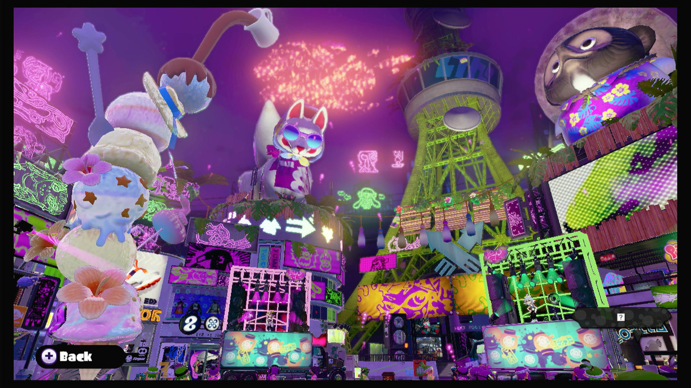Summer Nights Inkopolis Plaza Mod for Splatoon | Splatoon Mods