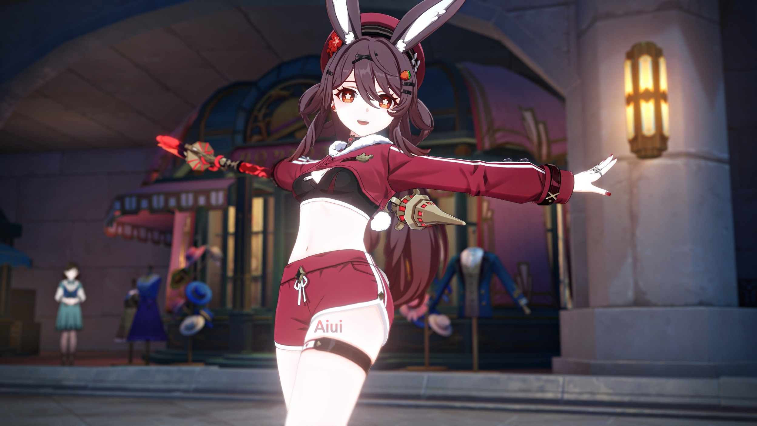 HuTao Sporty Bunny Mod Mod for Genshin Impact | GI Mods