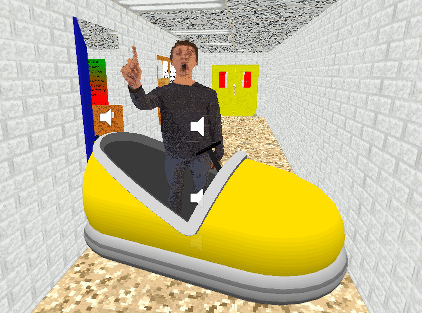 An Incredible Bumper Car Showdown! Mod for Baldi's Basics | Baldi Mods