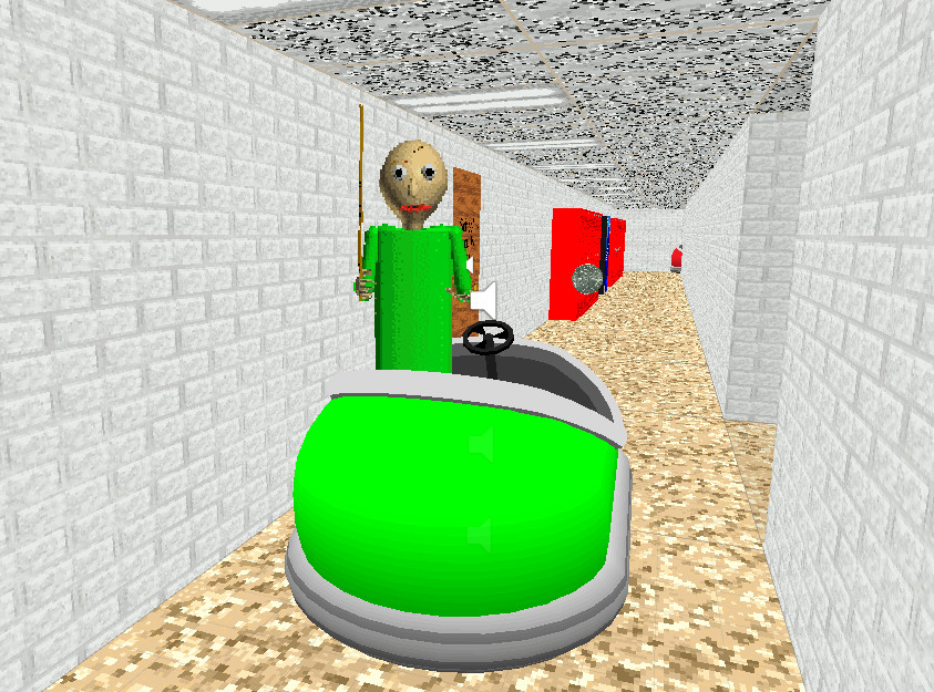 An Incredible Bumper Car Showdown! Mod for Baldi's Basics | Baldi Mods